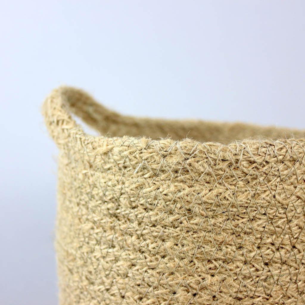 Boho Jute Basket: Perfect for Indoor Plants | Natural Decor Accent ...