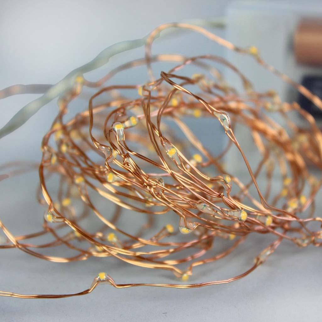 Set of Copper Fairy Lights - 100 Bulb | Bloombox Club