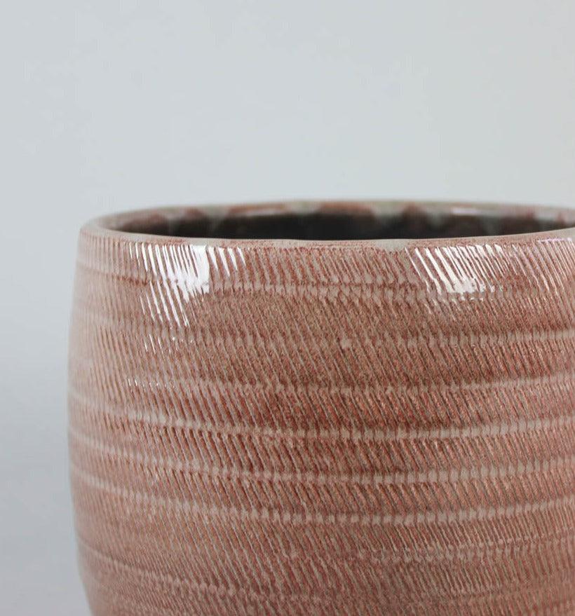 osso Rust Ceramic Plant Pot: Trendy Terracotta Home Decor – Bloombox Club